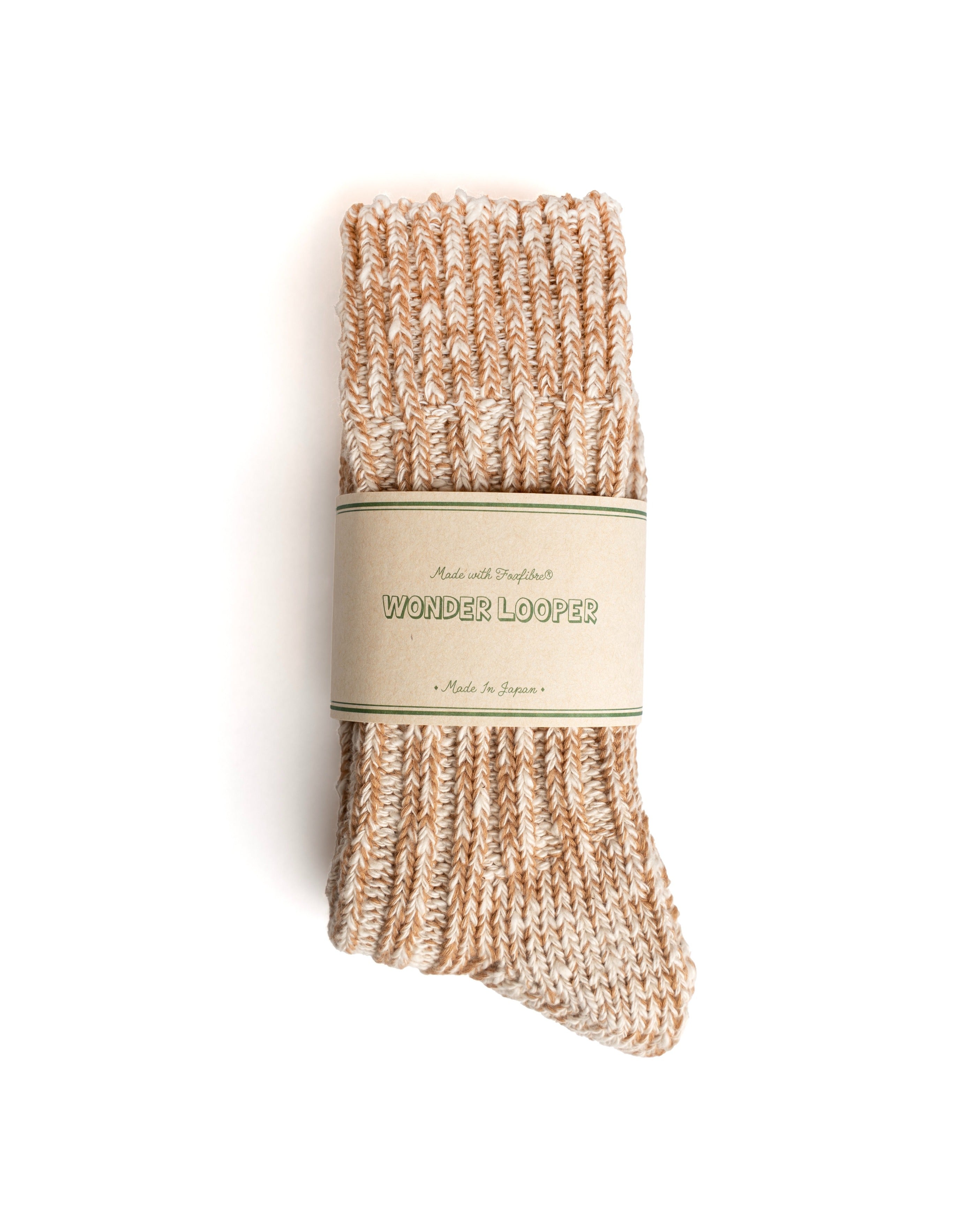 Low Gauge Moku Foxfibre® Socks - Coyote 80 – Wonder Looper